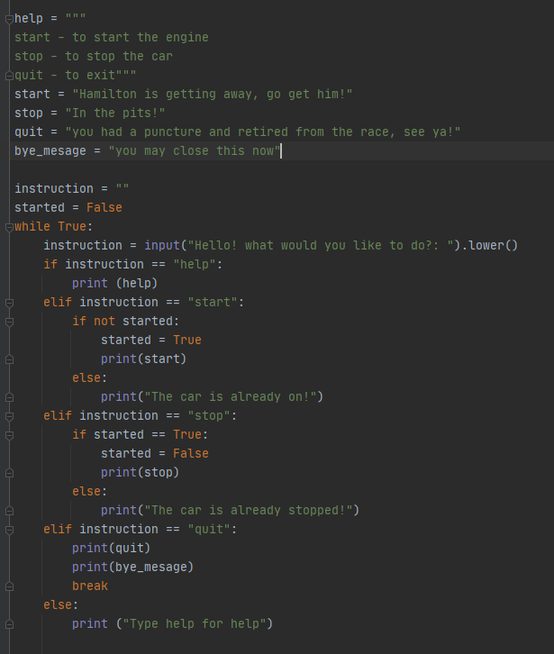 My second week learning Python. Well, as promised last week, here are ...