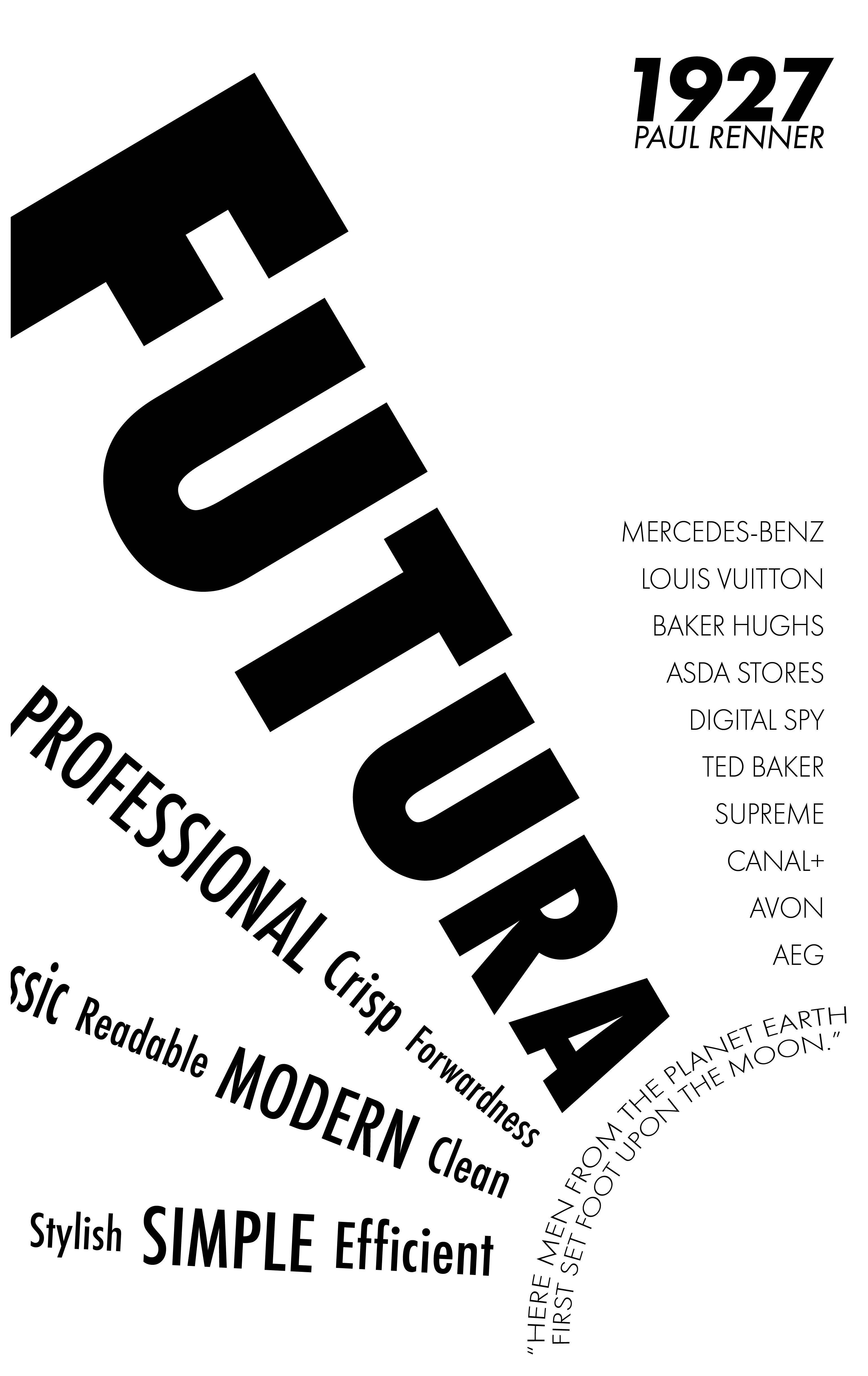 A Poster of FUTURA. Poster/Typography | by Kailyn Fang | Communication ...