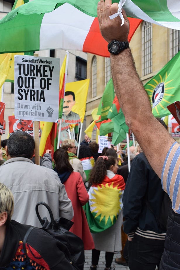 Photos: Kurdish activists march from BBC to Parliament — 2019 | by Matt ...