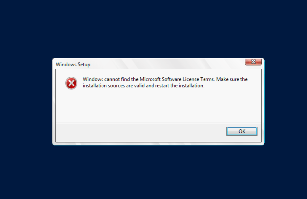Vmware Windows cannot find the Microsoft Software License Terms Çözümü ...