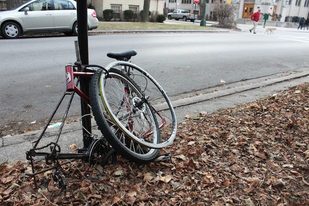 Derelict and Discarded, Bike Carcasses Litter the West Village | by ...