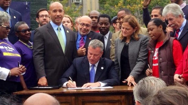 NYC Living Wage Law Expanded by Mayor de Blasio | by BDB Payroll | Pay ...