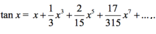 Why doesn’t the “Maclaurin/ Taylor series of tanx” have a pattern? | by ...