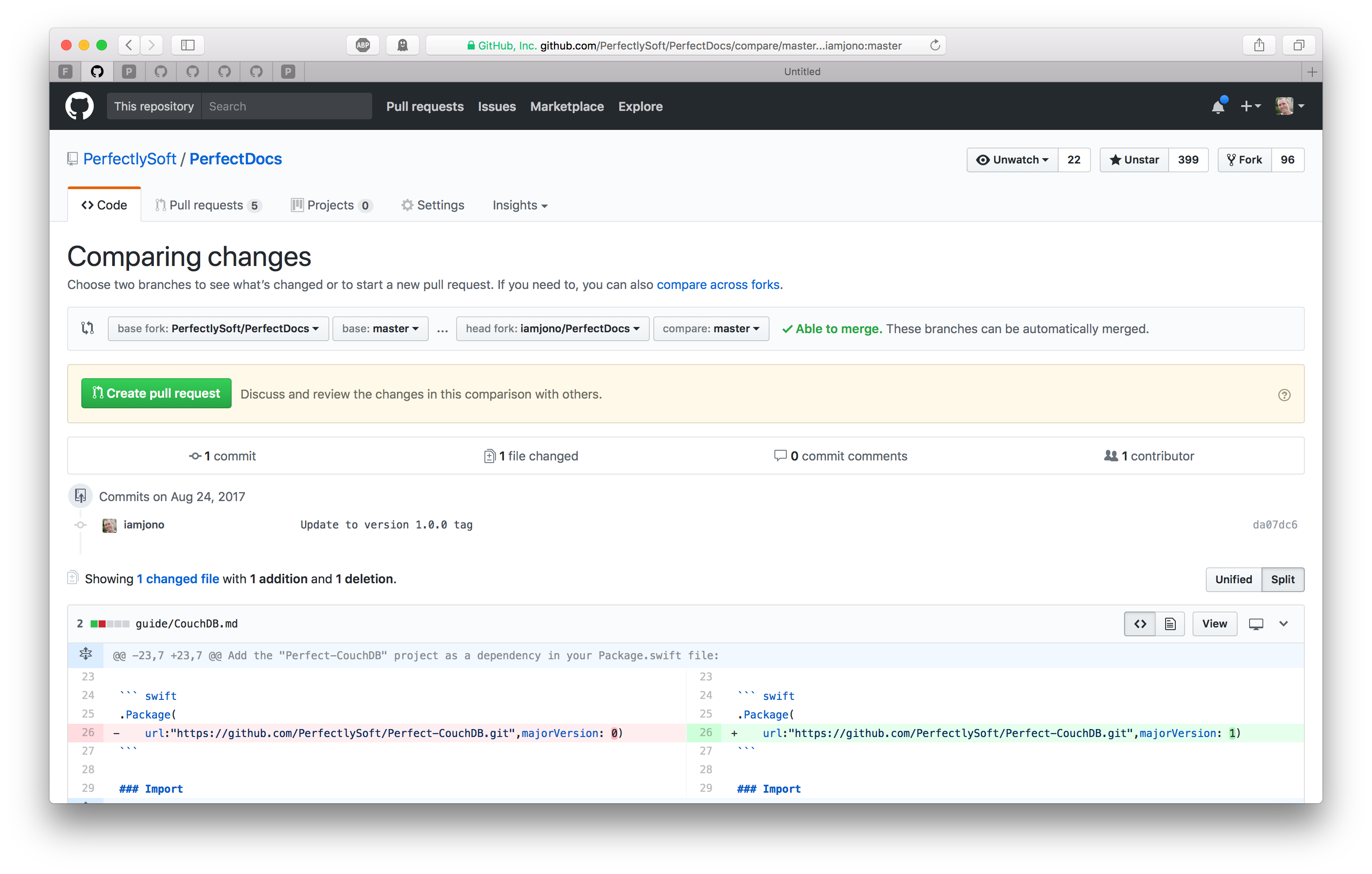 A simple guide to creating a GitHub Pull Request - Server Side Swift ...
