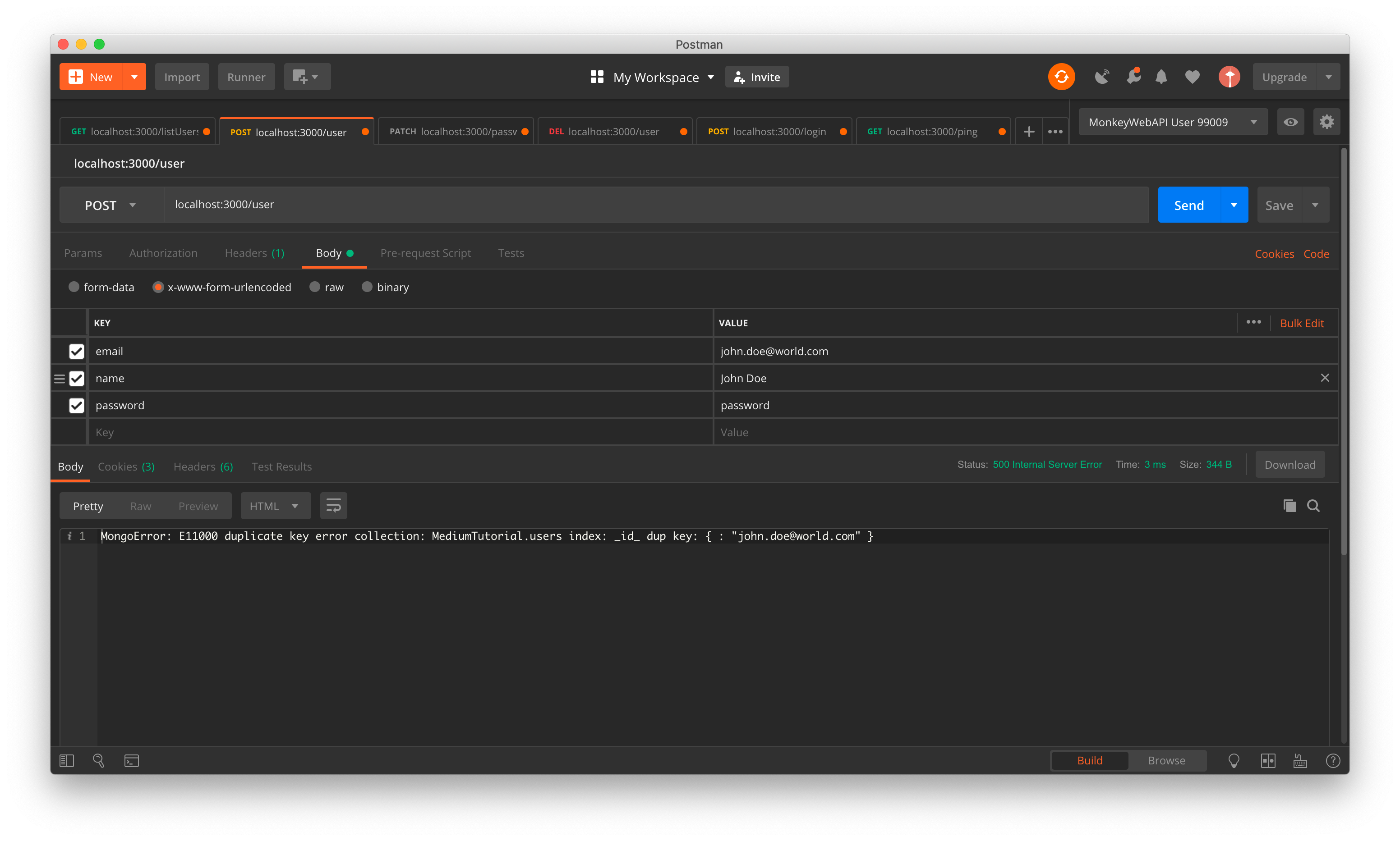 Beginner Tutorial For Nodejs Express And Mongodb By Chutipon