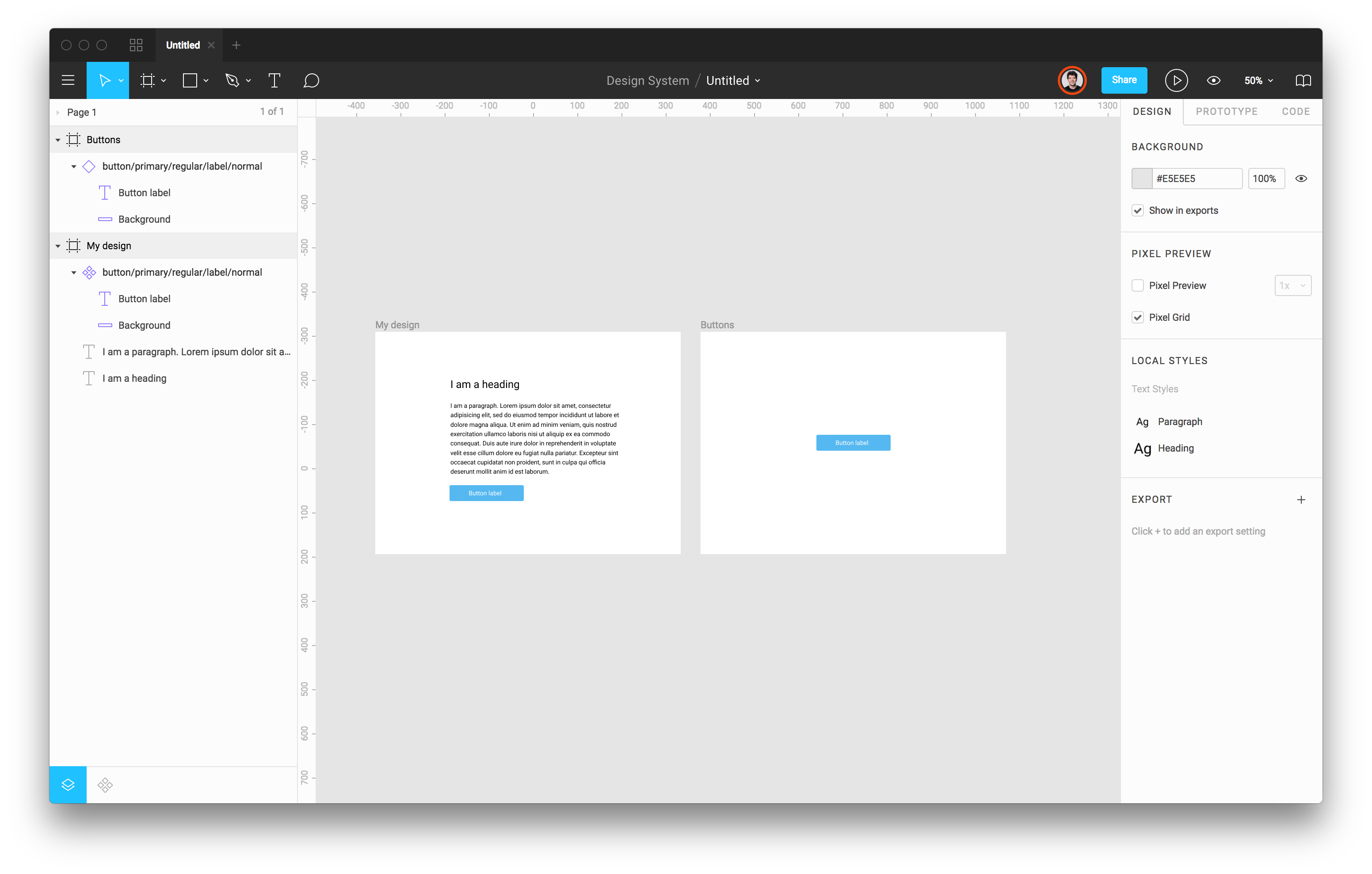 Creating a design system in Figma — Tutorial 1 - Johan Ronsse - Medium