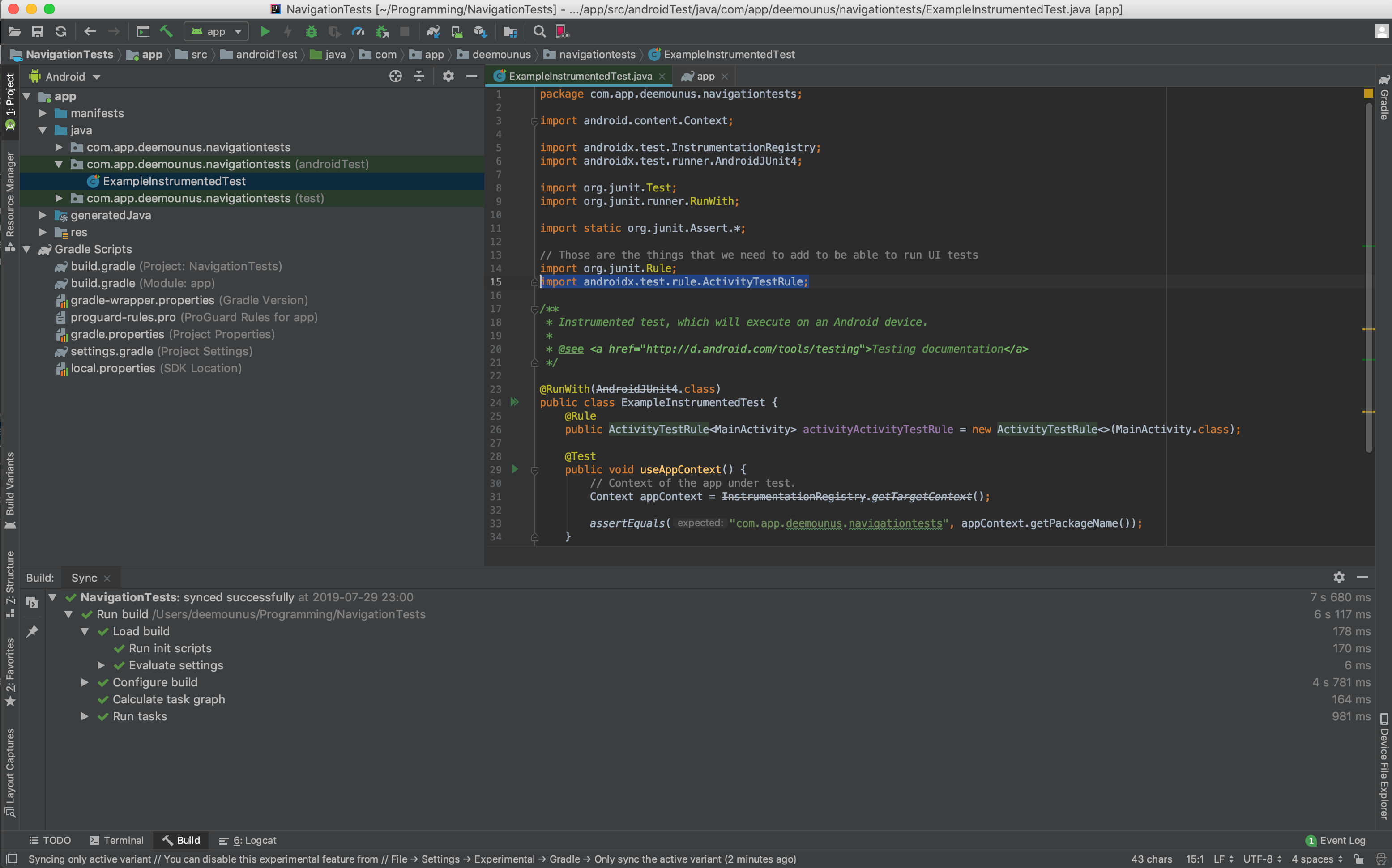 Android Automation: A super simple guide to create your first Espresso test