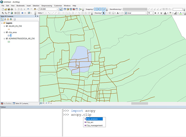 #2 Python dan ArcGIS (Clipping). Kali ini akan belajar bagaimana… | by ...