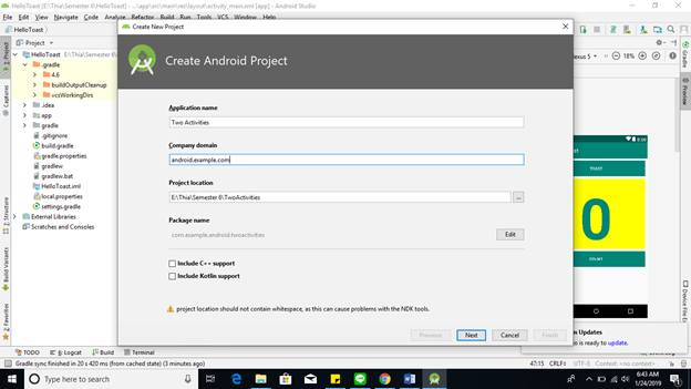 ANDROID FUNDAMENTALS 02.1 : ACTIVITIES AND INTENTS | by Dhiya Fathia ...