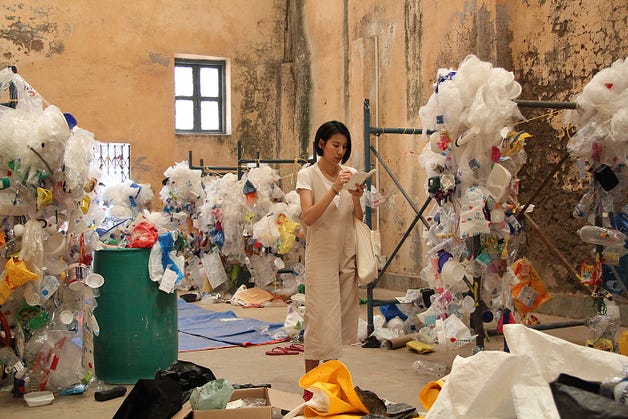 Tan zi xi’s ‘Plastic Ocean’. Tan zi xi is a Singaporean artist whose ...