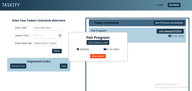 GitHub - Ankit-Mishra07/Taskify-schedule-reminder-app: Taskify — A web application which I have ...