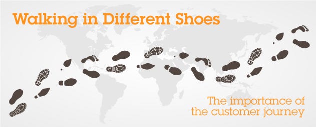 Walking in different shoes — Why you need to see the customer journey ...