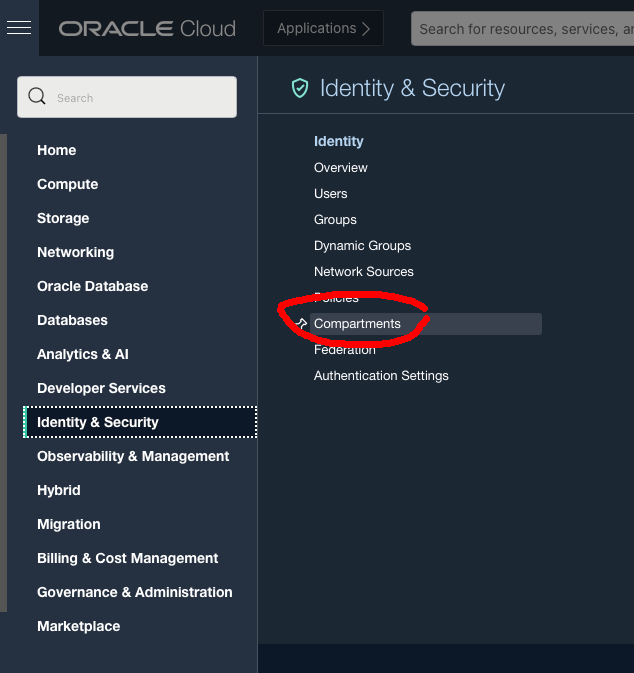 Create a Oracle Cloud Compartment | by Chris Bensen | Oracle Developers ...