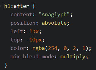 CSS Anaglyph Text Effect. An anaglyph text effect is simple and… | by ...