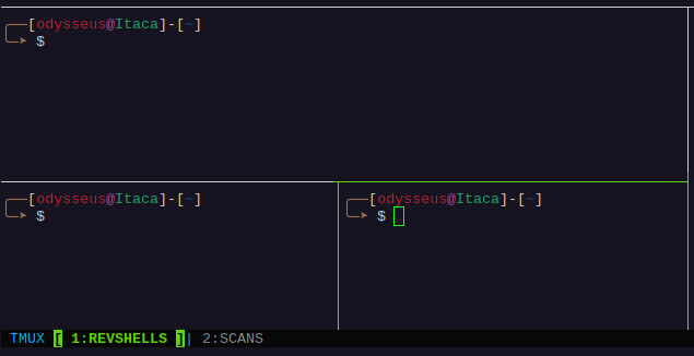 Using tmux for automating interactive reverse shells | by Ulisses Alves | InfoSec Write-ups