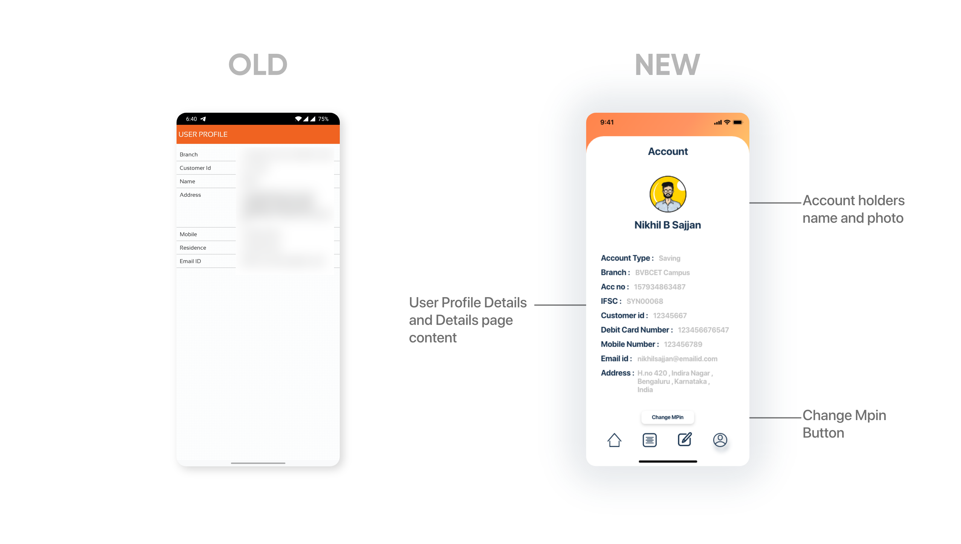 How I Re-designed my banking application: UI Design case study | by ...