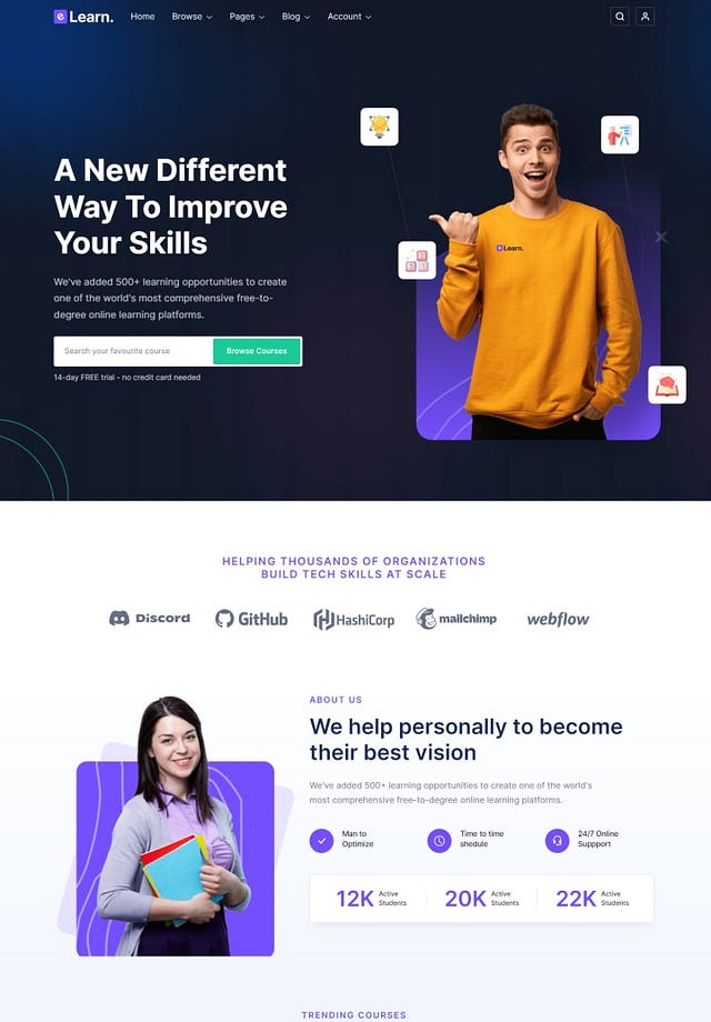 Top 5 Different Industry Bootstrap 5 Templates | by Viral Panchal | Oct ...