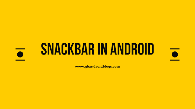 How to use Snackbar in Android. The Snackbar is a view that provides… | by Golap Gunjan Barman ...