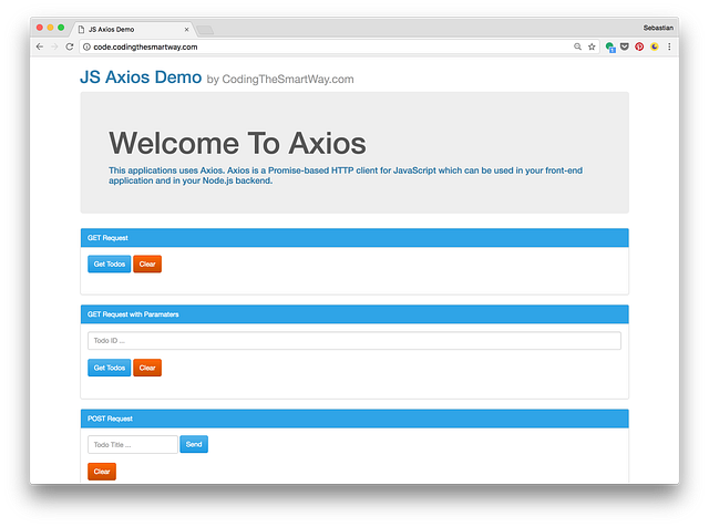 Understanding and Coding Axios. Accessing REST Web Services / HTTP APIs ...