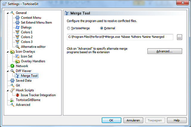 Using P4Merge with TortoiseGit. The team I’m currently working with… | by Robin van der Knaap ...