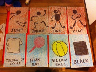 DIY Roll and Play card game for toddlers | by Prasita V | Think.Create ...