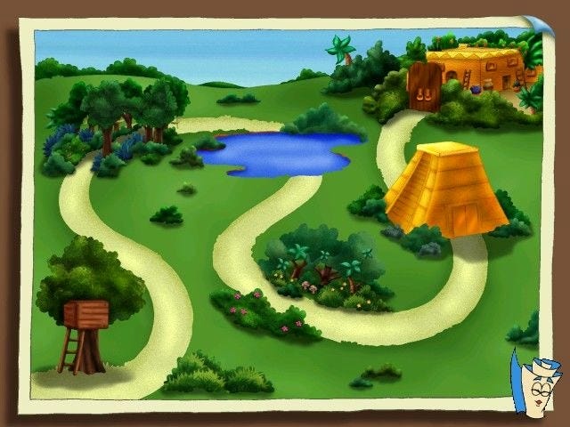 Dora The Explorer Map Template