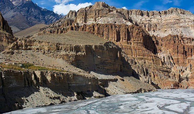 The Mystery of the 14,000-Year Old Man-made Sky Caves in Mustang Nepal ...