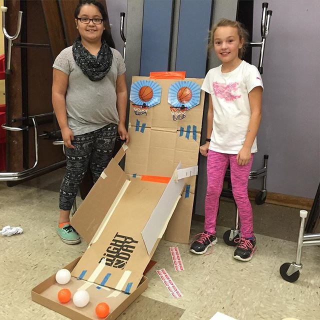 Cardboard Challenge at Lewis Elementary | by Tim Lauer | Medium