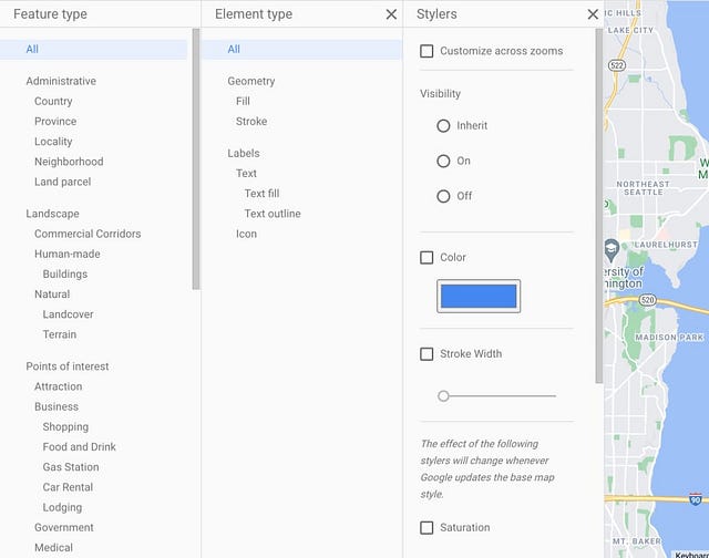 Day 5: Switching embedded Google Maps into custom dark mode after 6pm ...