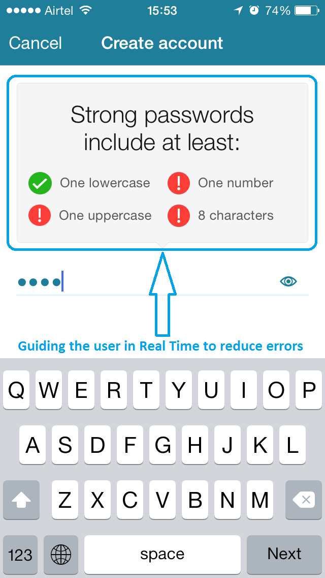 Minimize Errors in Mobile App Forms Using Interaction Design Patterns | by Parimala Hariprasad ...