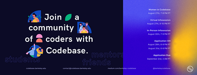 A Sneak Peak At Fall 2021 With Codebase By Codebase Berkeley Codebase Medium