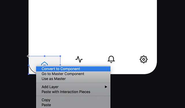 Building a tab bar with nested components in ProtoPie | by Darren Bennett | Medium