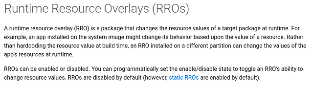 淺談「Runtime Resource Overlay」. Android：AOSP | by RICK | Medium