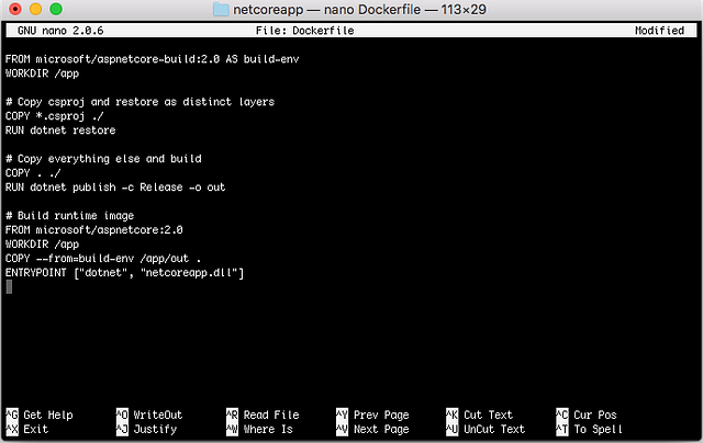 Step By Step Creating A Net Core Application Using A Docker Container