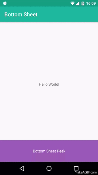 Android: Bottom sheet. Bottom sheet is a component that slides… | by ... Android: Bottom sheet. Bottom sheet is a component that slides… | by ...