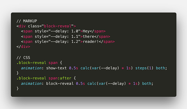 HOW TO: Looping Block Reveal Effects | by Jhey Tompkins | Prototypr