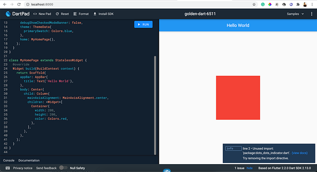 How to create a custom DartPad?. Learn to create your DartPad to ...