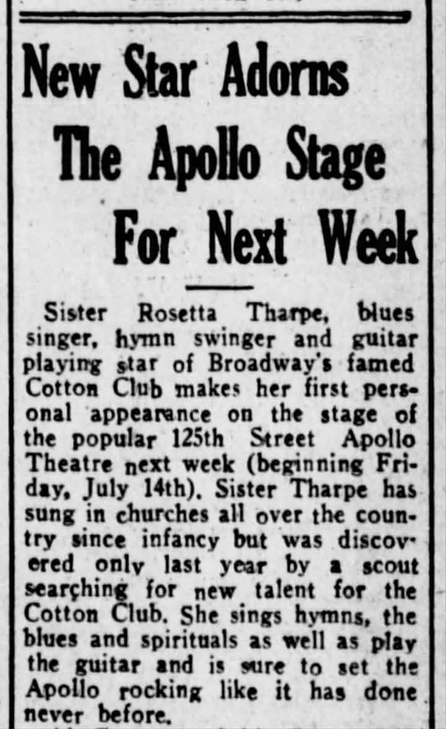A Black Woman Pioneered Rock and Roll: Sister Rosetta Tharpe and the ...