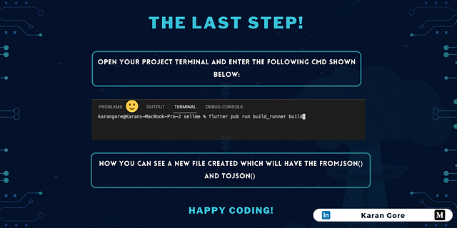 Flutter JSON Serialization. Automate your model creation with JSON… | by Karan Gore | Aug, 2022 ...