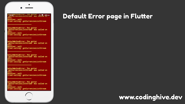 Change Flutter app default red error page | by MIB Coder | Medium