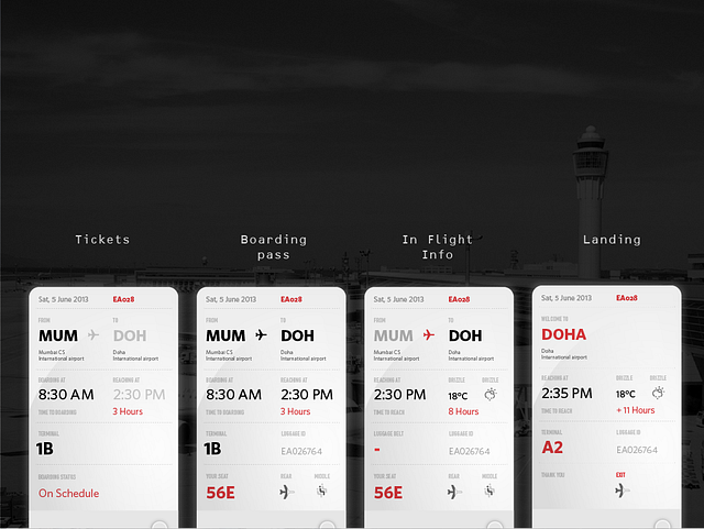 Redesigning Boarding Pass. Combining great design and technology… | by ...