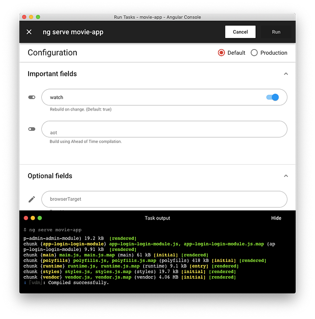 Dive into Angular Console. Angular CLI has GUI now, and it’s… | by Hardik Pithva | Medium