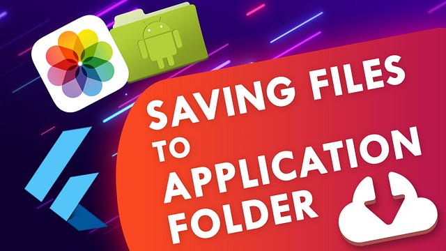 Saving Files To Application Folder And Gallery In Flutter By Paras