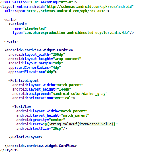 Nested Recycler View. MVVM with Data Binding. | by Volodymyr Babenko ...