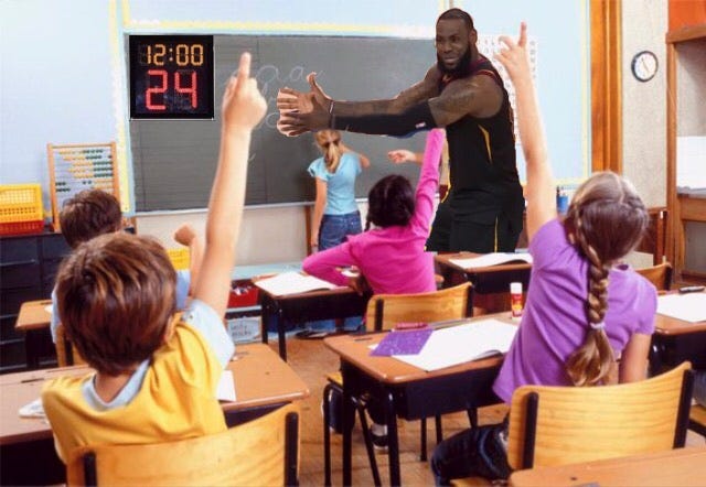 Lebron James Builds $300m School to Teach Children How to Read Clock in ...