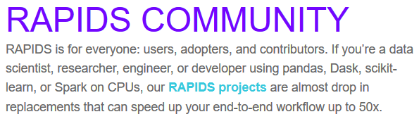 What is RAPIDS AI?. NVIDIA’s new GPU acceleration of Data… | by Winston ...