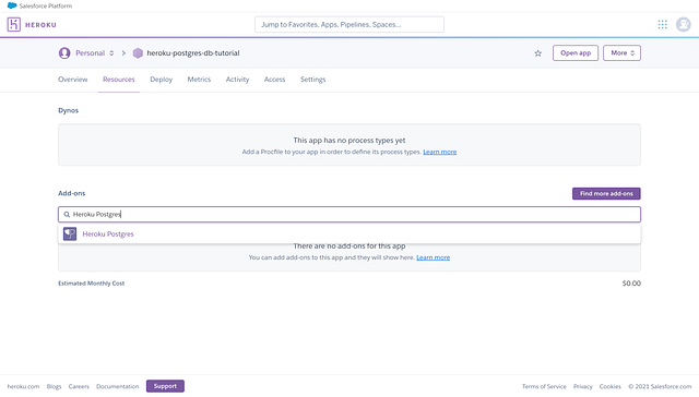 How to use Postgres database on Heroku? | by Harsh Vardhan Gautam | Geek Culture | Medium