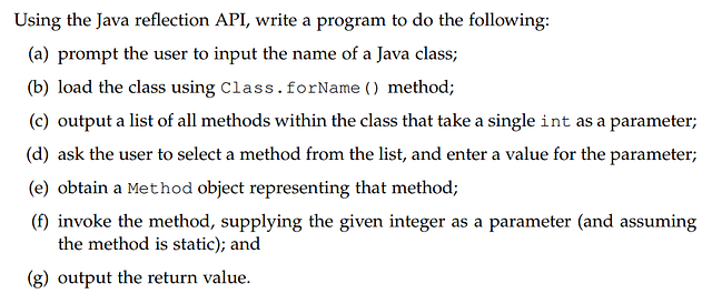 Reflection API Worksheets. In Java (like many other languages)… | by ...