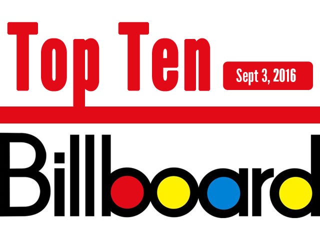Top Ten From Billboard’s The Hot 100 (Sept 3, 2016) | by Thiha Bo Bo ...