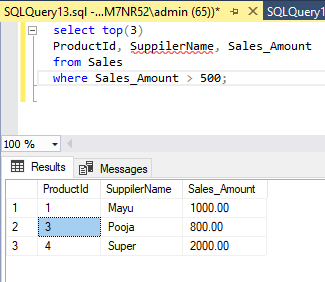 SQL Select Top Statement. The SQL SELECT TOP statement is used to… | by ...